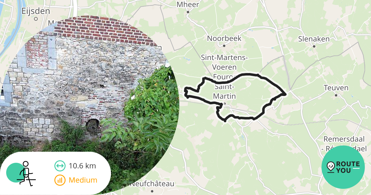 Ulvend - Teuven - Ulvend 10,6 km knooppunten - Wandelroute | RouteYou