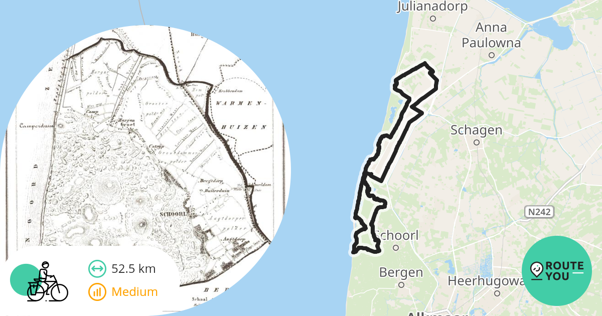 Van Schoorl naar Callantsoog 53 km _ Groet - Schoorl - Recreatieve ...