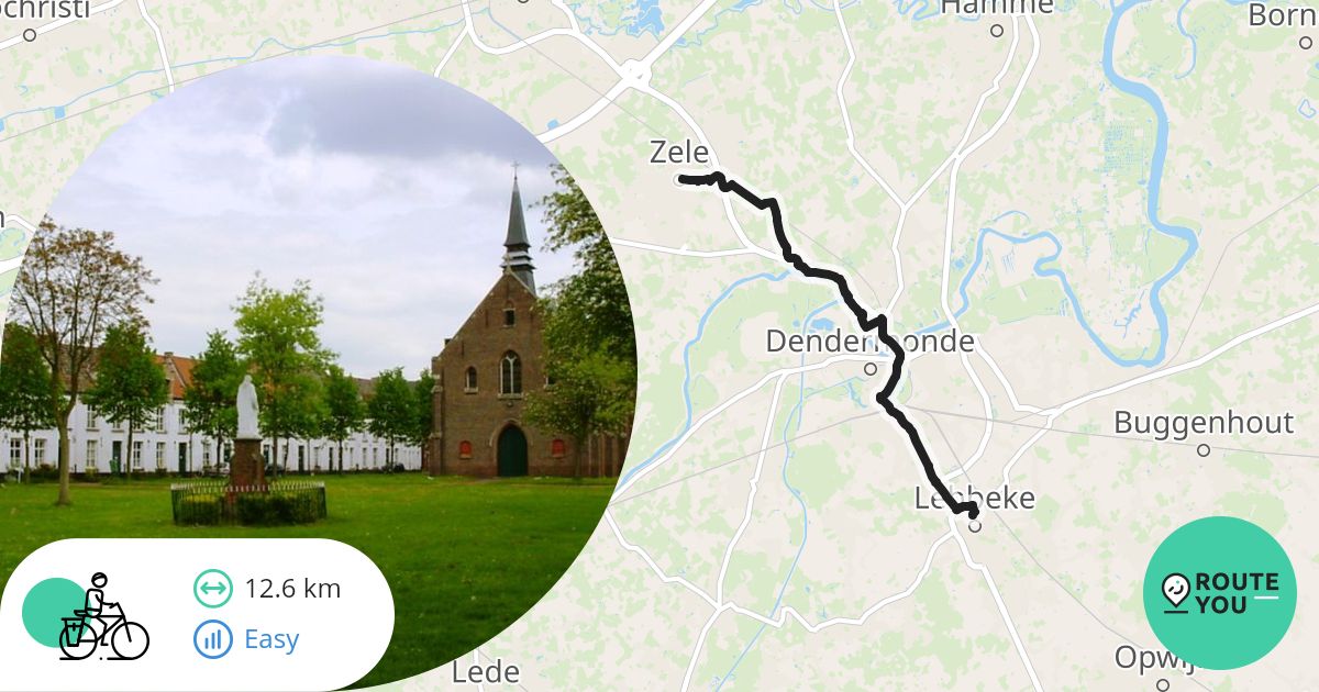 Lebbeke - Zele - Recreatieve fietsroute | RouteYou