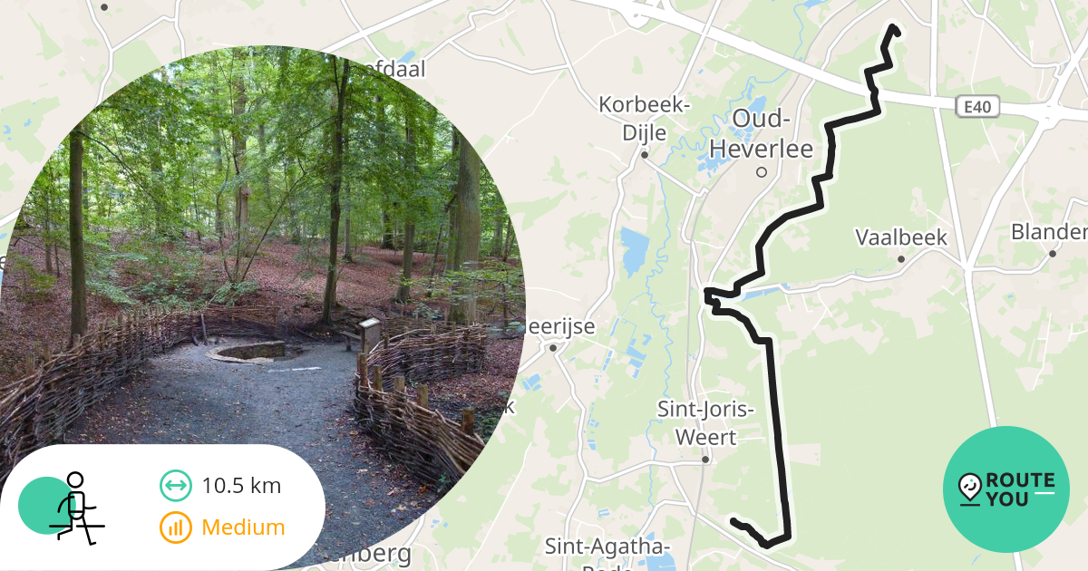 Heverlee - Sint-Joris-Weert Woudlucht - Wandelroute | RouteYou