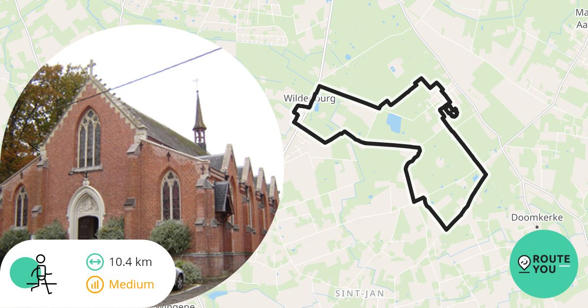 Wildenburg / Wingene (Prov.wandelroute) - Wandelroute | RouteYou
