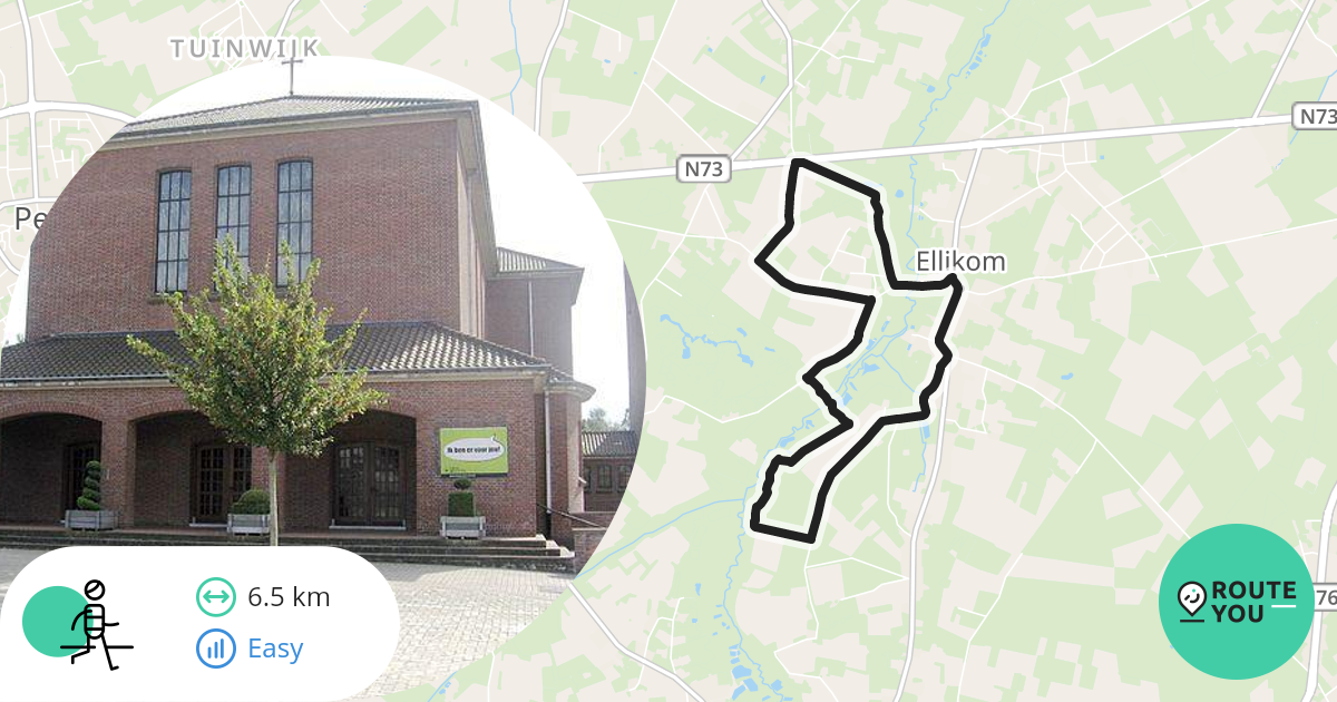 Abeekvallei - Blauwe route 2 - Recreatieve wandelroute | RouteYou