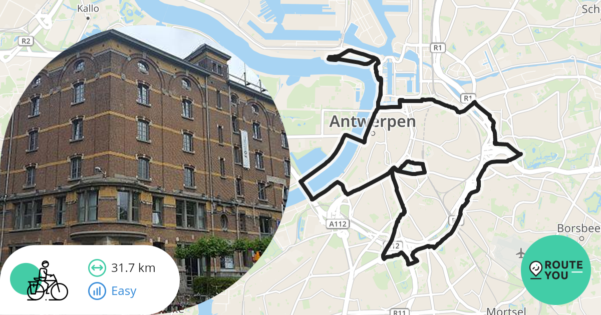 Urban Antwerpen - Recreatieve fietsroute | RouteYou