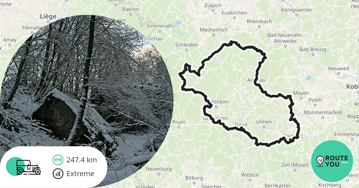 Daun Eifelgebergte Duitsland rondrit - Oldtimerroute | RouteYou