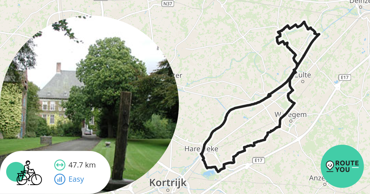 Dentergem - Recreatieve fietsroute | RouteYou