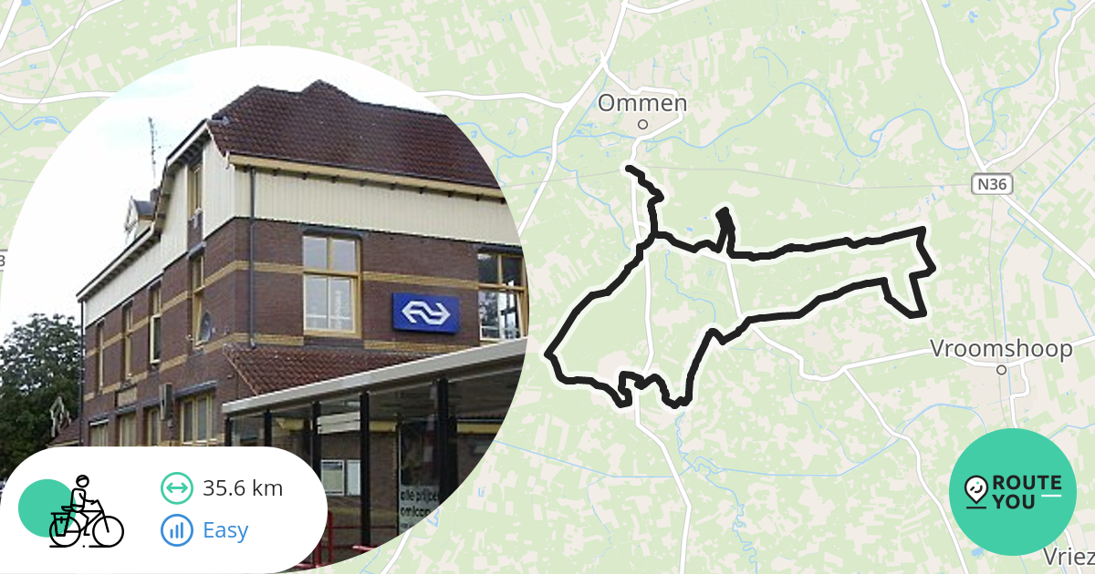 Ommen - Recreatieve fietsroute | RouteYou