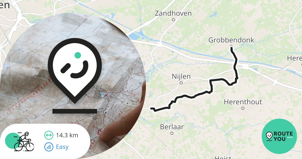 Kessel - Grobbendonk - Racefietsroute | RouteYou