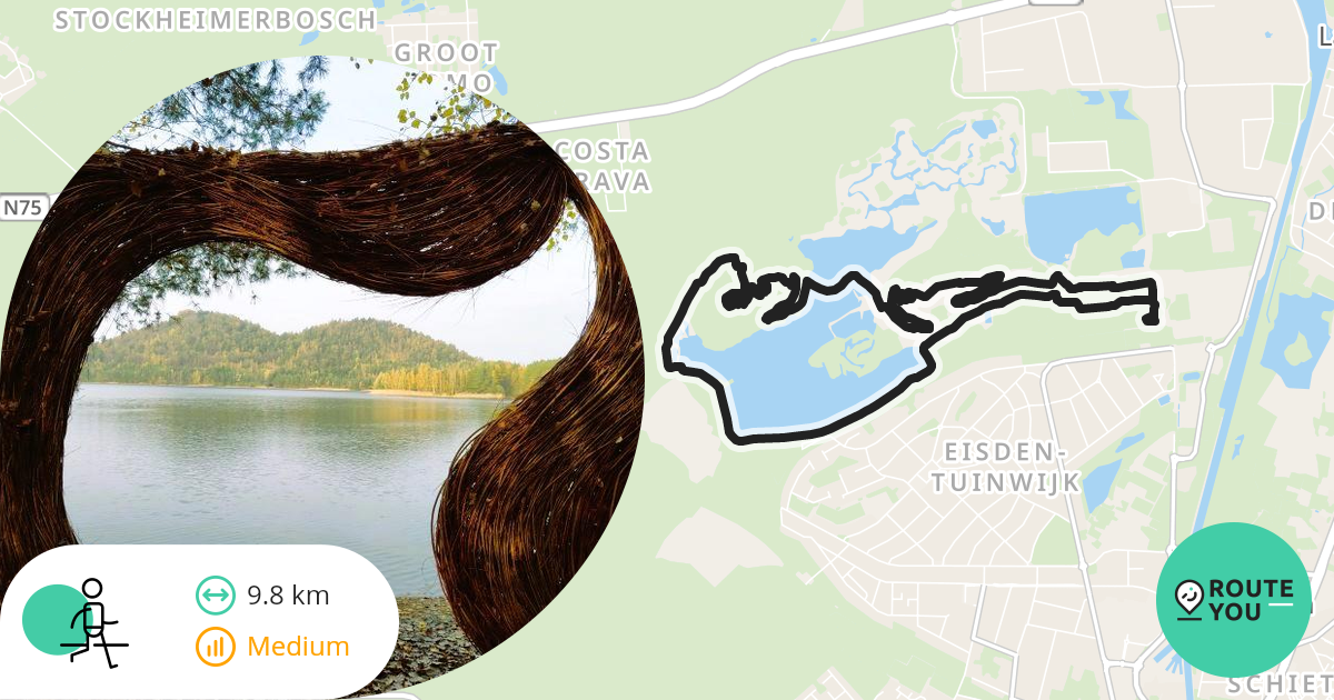 Wandelnetwerk Nationaal Park Hoge Kempen Maasmechelen Terhills paarse ...