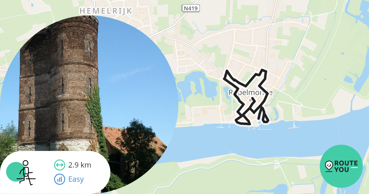 Kruibeke (Rupelmonde). Dichter bij de Schelde - Wandelroute | RouteYou