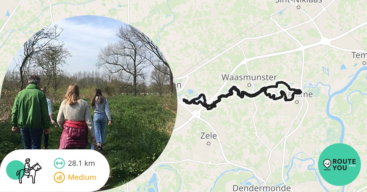 Durme up and down. - Horse riding route | RouteYou