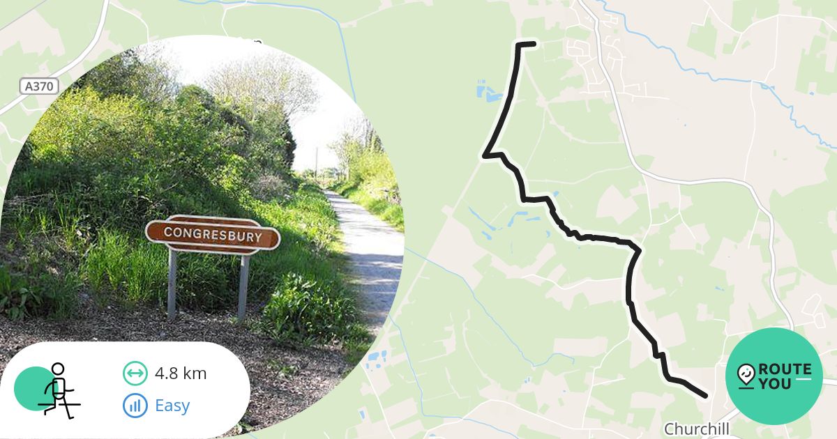 Bristol - Congresbury - Walking route | RouteYou