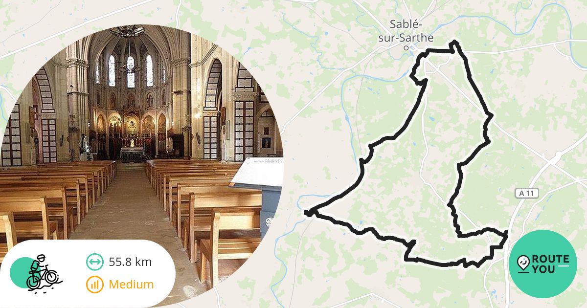 Morannes sur Sarthe-Daumeray - Parcours VTT | RouteYou
