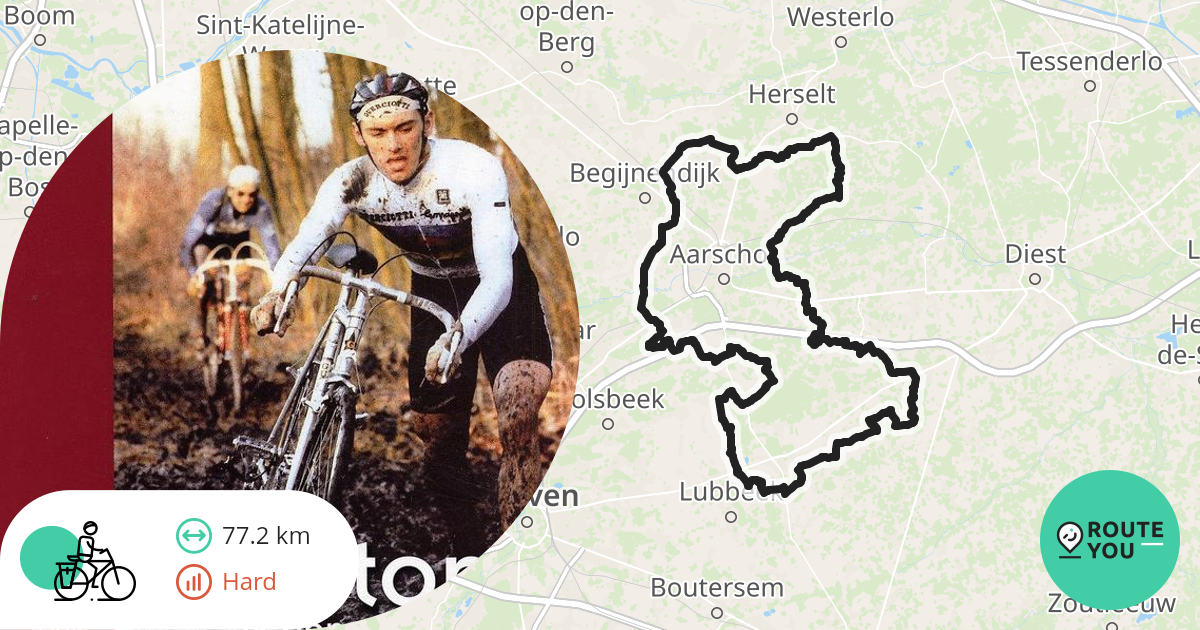 Fietseling Chiro Houtvenne 2023 75km - Recreatieve fietsroute | RouteYou