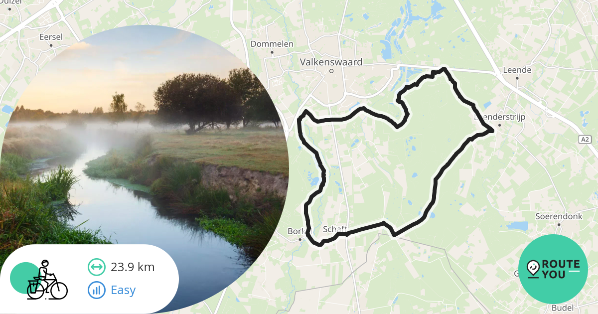 TOP Natuur fietsroute Natuurgrenspark De Groote Heide - Recreatieve ...