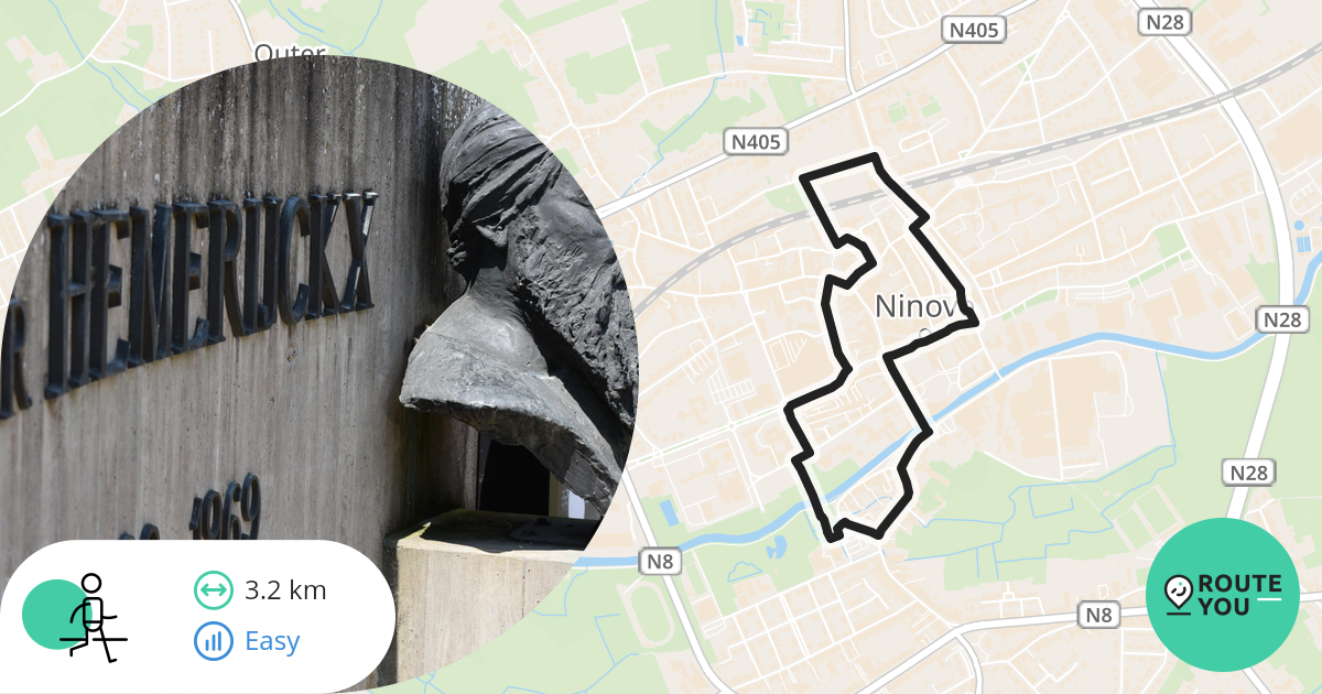 Wandelpad Dr. Frans Hemerijckx - in centrum stad - Terug naar zijn Ninoofse roots - Wandelroute ...