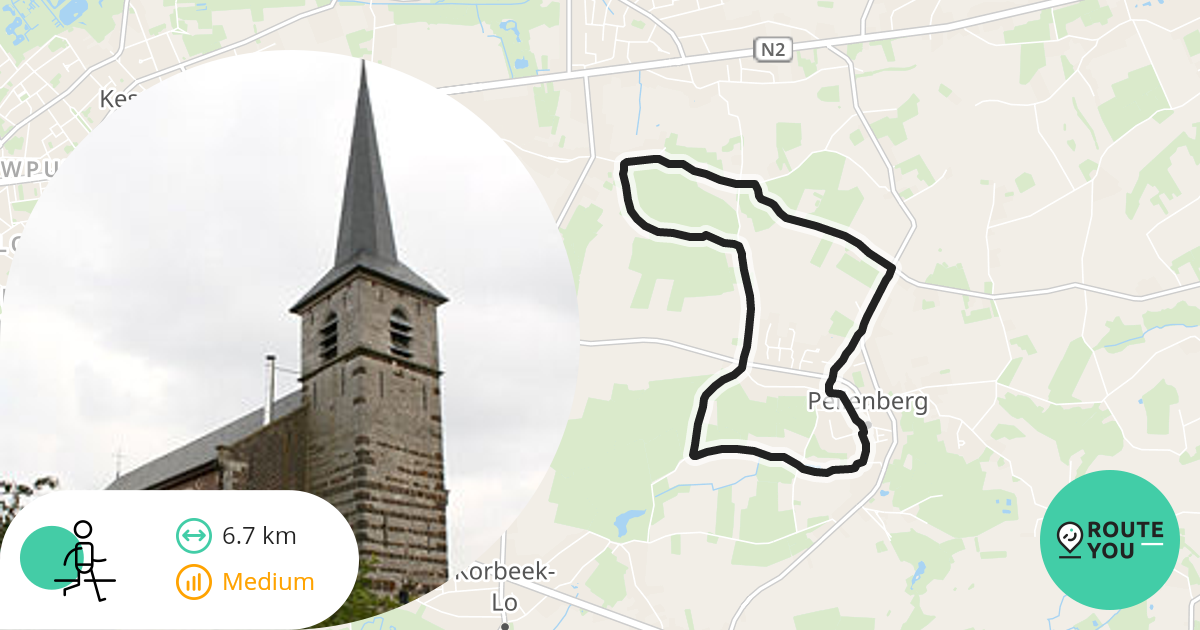 Holleweg-wandeling Pellenberg - Wandelroute | RouteYou