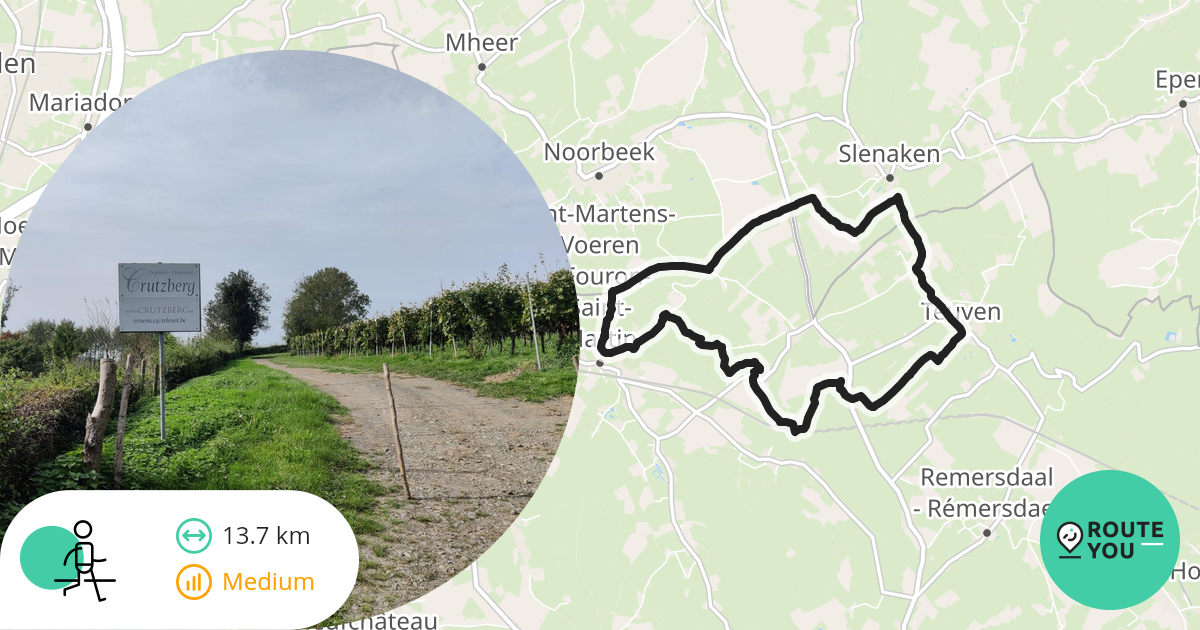 Wandelen in Teuven en omstreken - Wandelroute | RouteYou