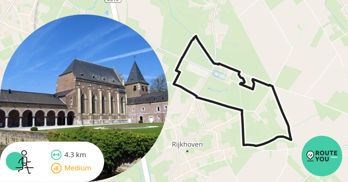 wayfarer: Blauwe wandeling Alden Biesen - Wandelroute | RouteYou