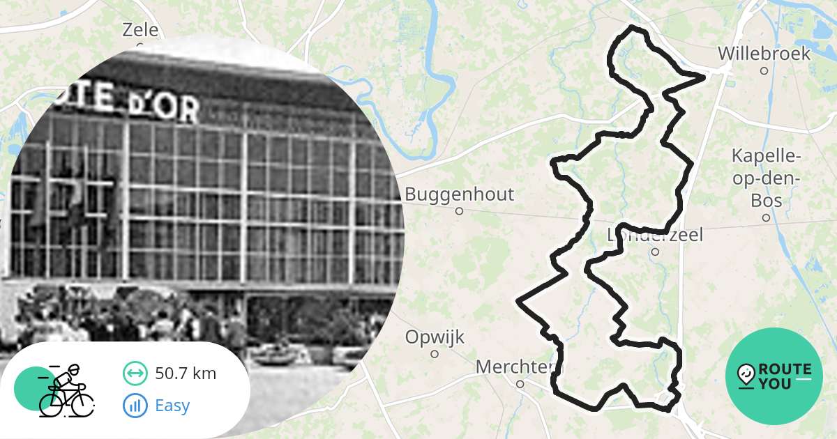 Wolvertem-Puurs/St.Amands-Wolvertem 50km - Racefietsroute | RouteYou