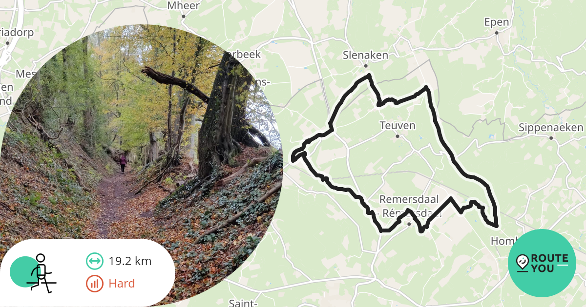 Rondom Teuven - Wandelroute | RouteYou