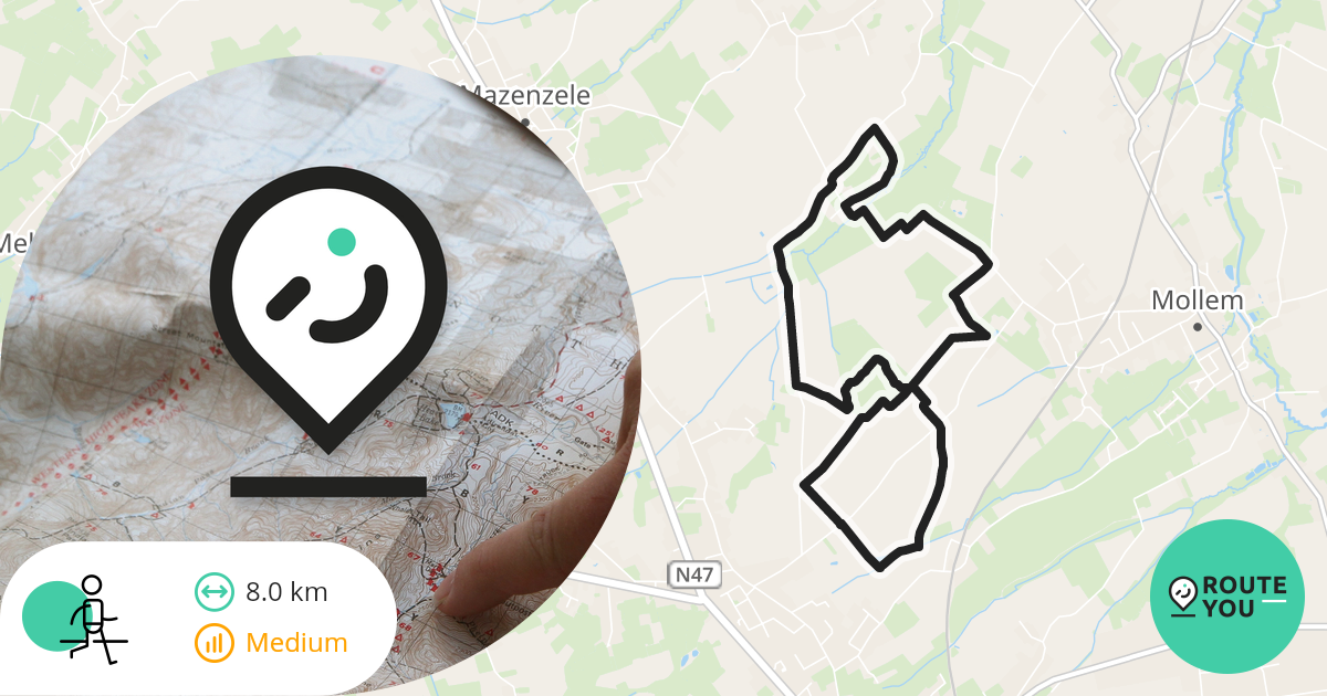 Mollem - Wandelroute | RouteYou