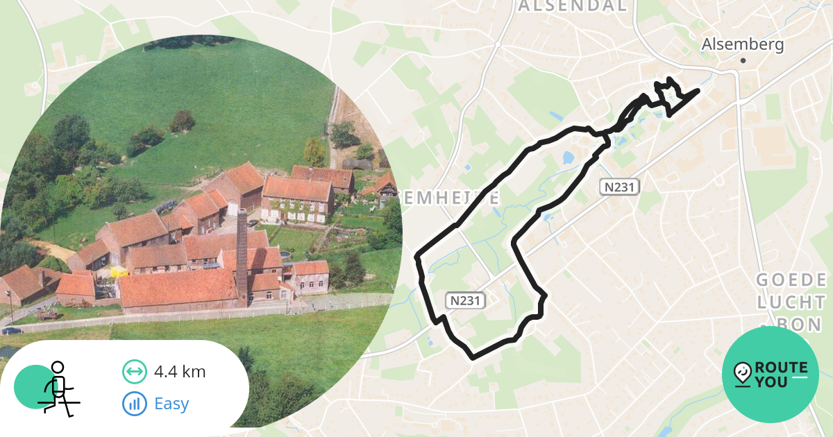 Wandelzoektocht Beersel 2024 routedeel 1 - Wandelroute | RouteYou