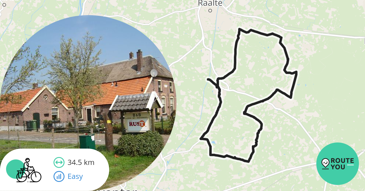 rondje Heeten - Recreatieve fietsroute | RouteYou