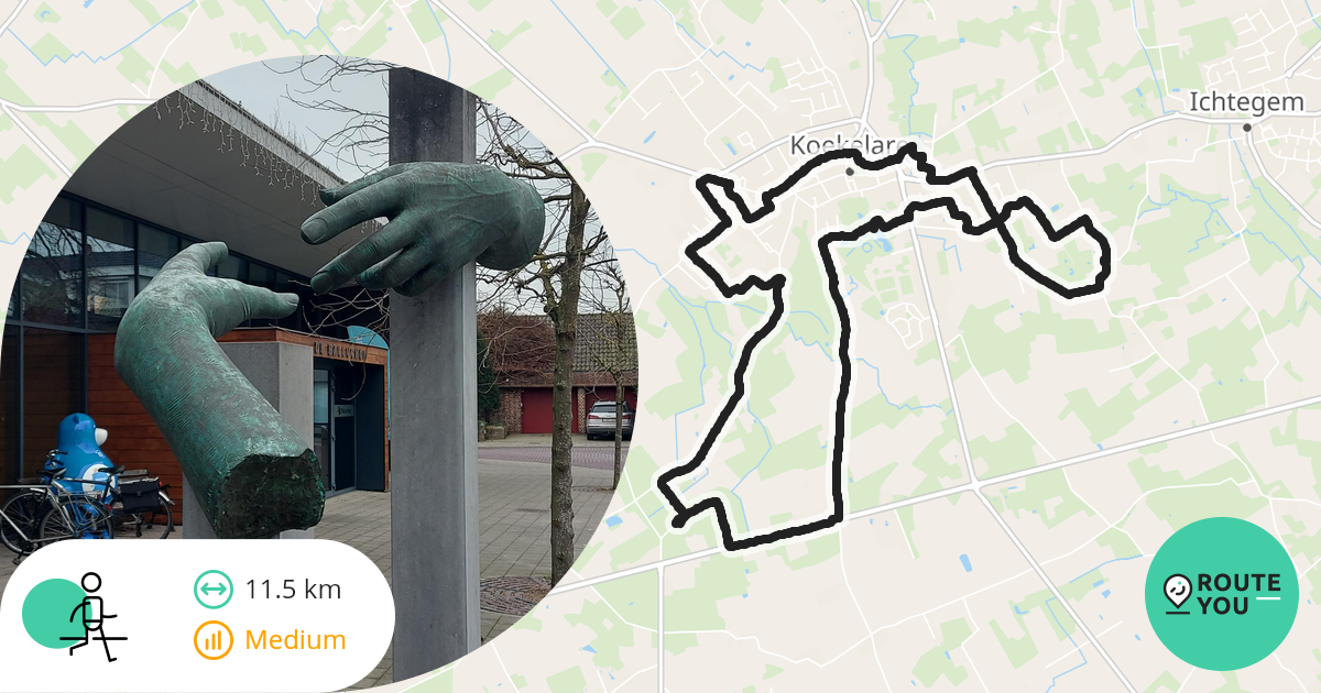 Koekelare Nieuwjaarstocht (eigen versie) 2024 - Wandelroute | RouteYou