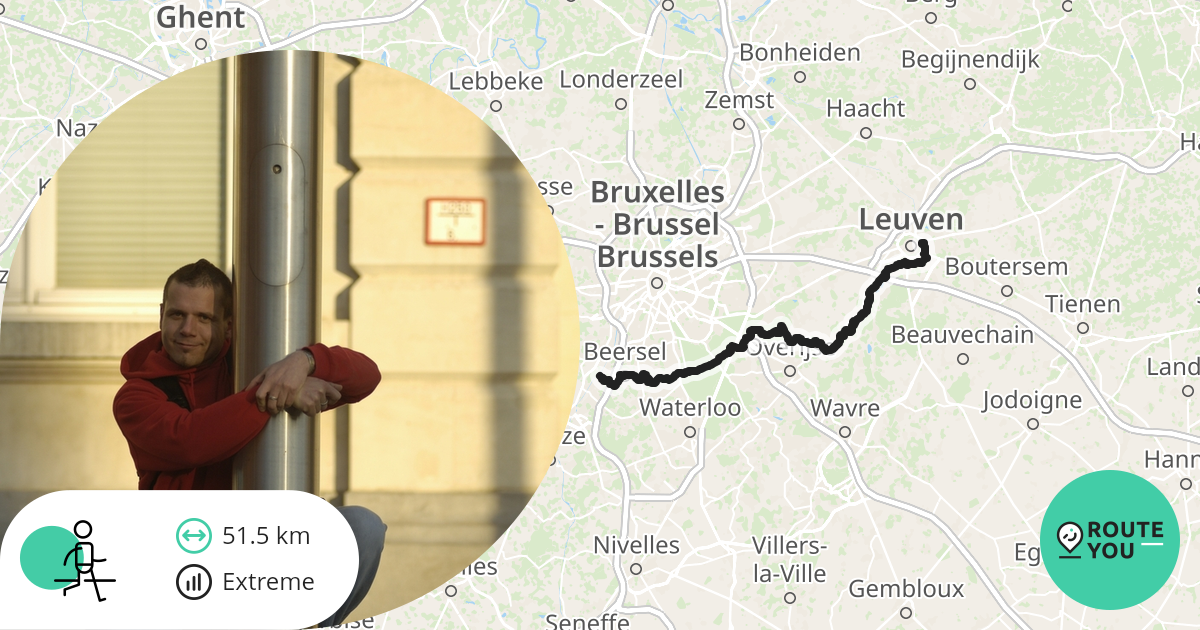 52km_Lot NMBS-Beersel-Watermaal Bosvoorde-Leuven NMBS_80% GRs ...