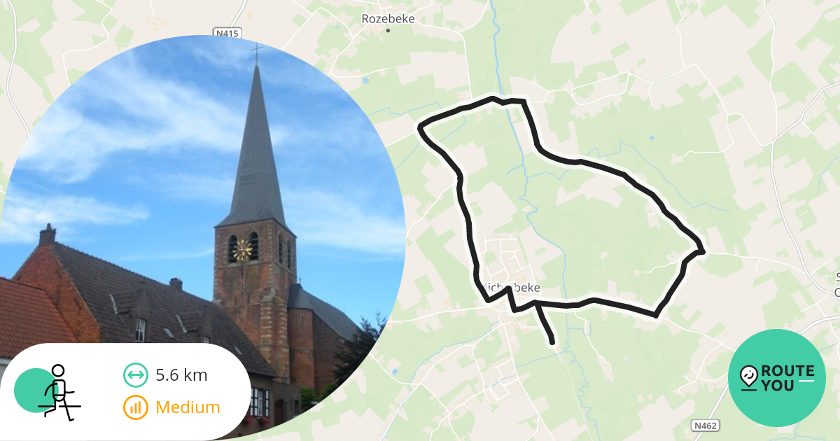 Michelbeke Geutelingen 2024 Groen - Wandelroute | RouteYou