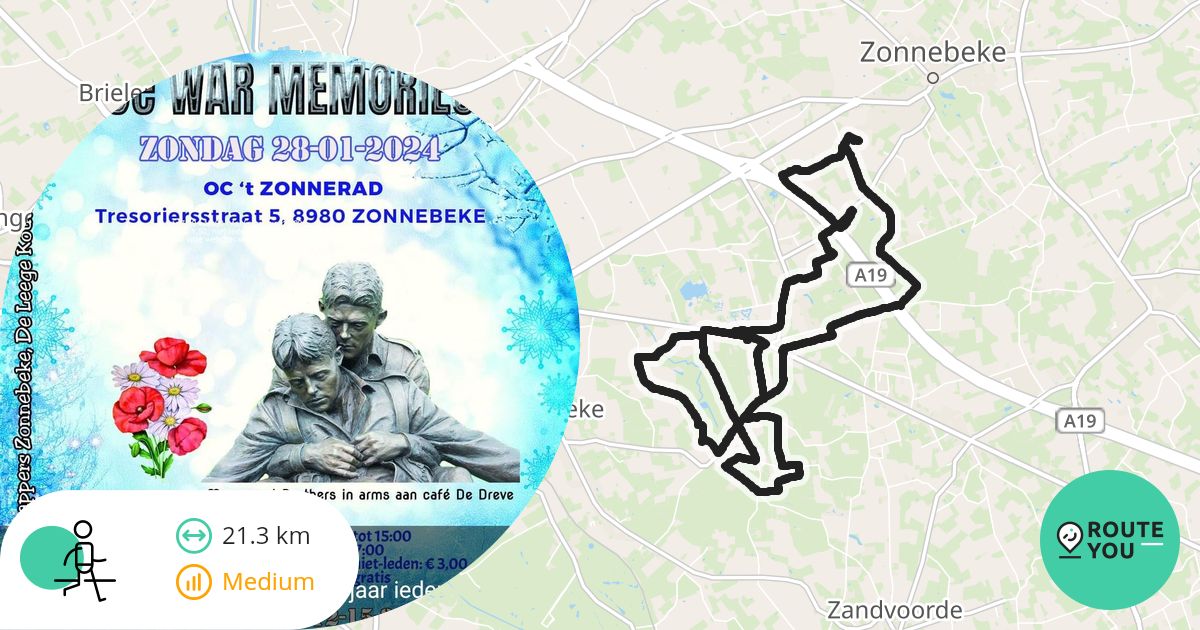 6de War Memories 2024 - Wandelroute | RouteYou