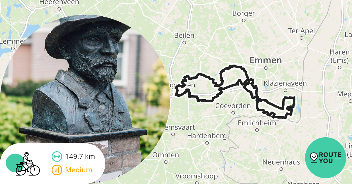 Van Gogh Fietsroute Drenthe - Recreatieve fietsroute | RouteYou