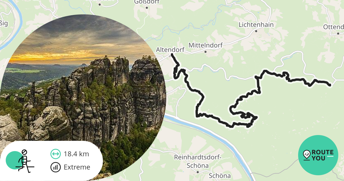 Malerweg, Etappe 4: Von Altendorf zur Neumannmühle (offizielle Version ...