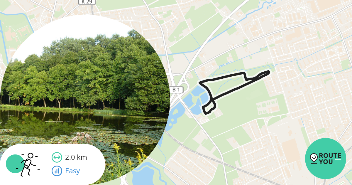 Jogging Paderborn: Laufpfad Fischteiche - Laufroute | RouteYou