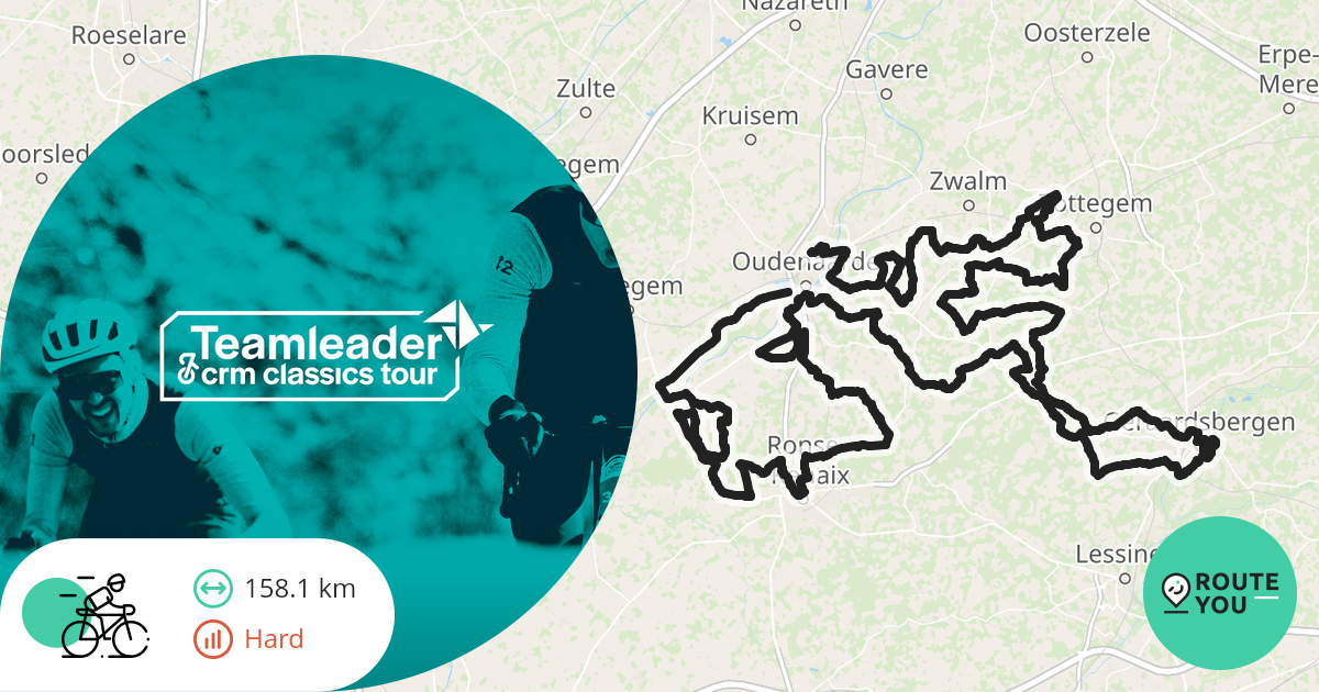 We Ride Flanders 2024 - 159km - Racefietsroute | RouteYou