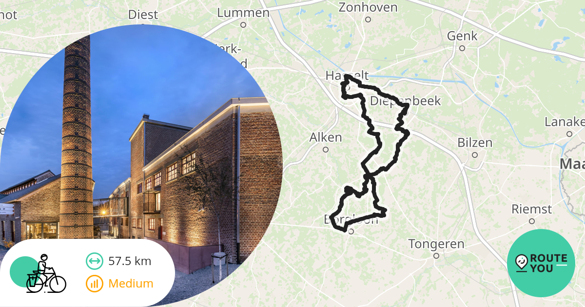 Verken Haspengouw vanuit Hasselt - Recreatieve fietsroute | RouteYou