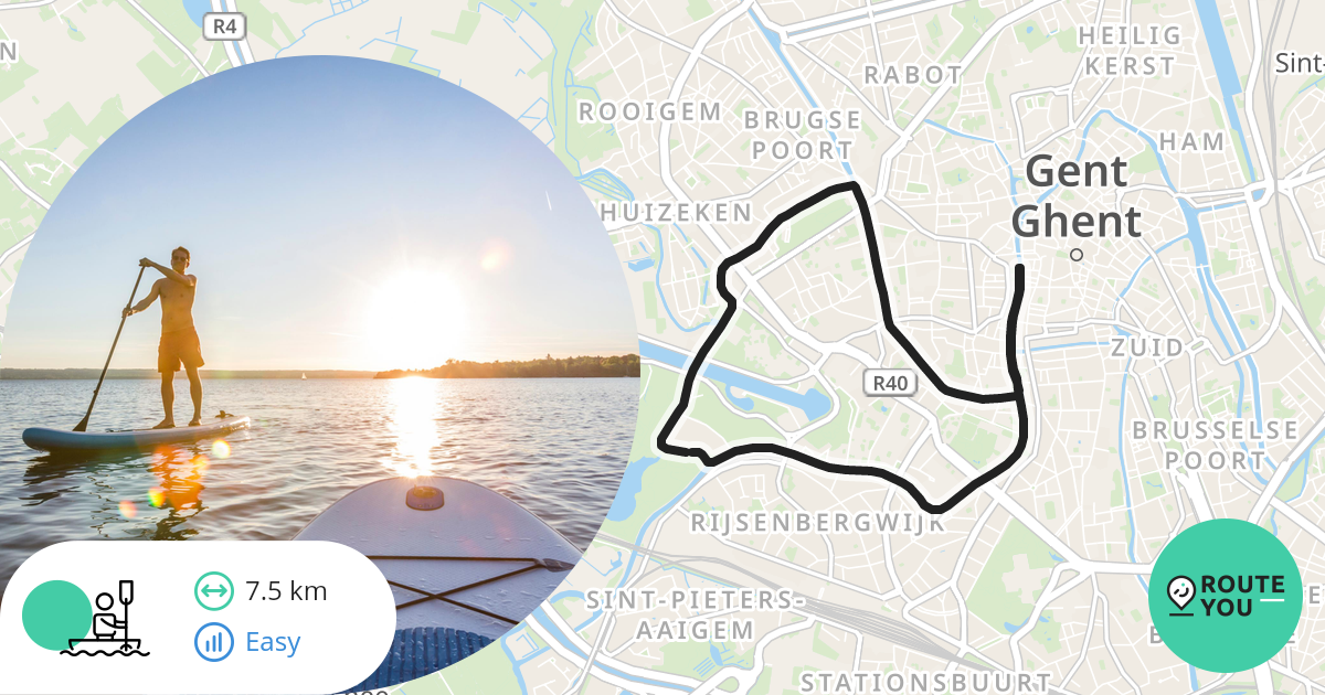 Dobber Blaarmeersen | Lange Route - Kano-/kajakroute | RouteYou