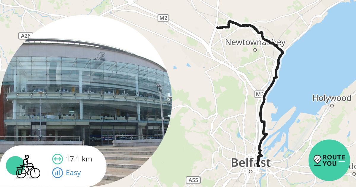 Newtownabbey Way - Recreational cycle route | RouteYou
