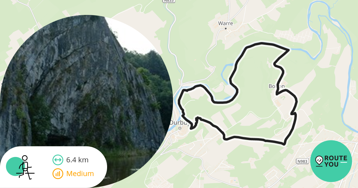 Bohon - Durbuy - Bohon - Wandelroute | RouteYou