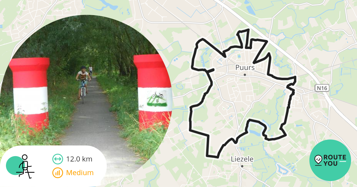 groene ring van Puurs 12 km - Wandelroute | RouteYou