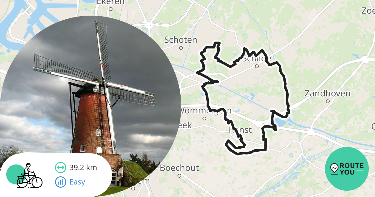 Broechem - Recreatieve fietsroute | RouteYou