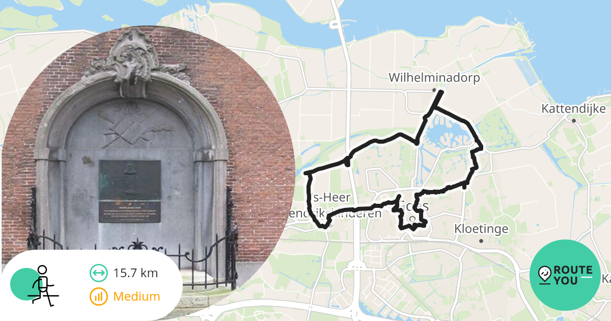 Goes en het Goese Meer (15K) - Wandelroute | RouteYou