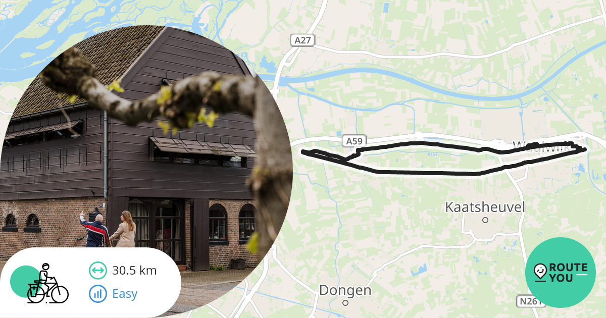 Leerroute Waalwijk | Made in Brabant - Recreatieve fietsroute | RouteYou