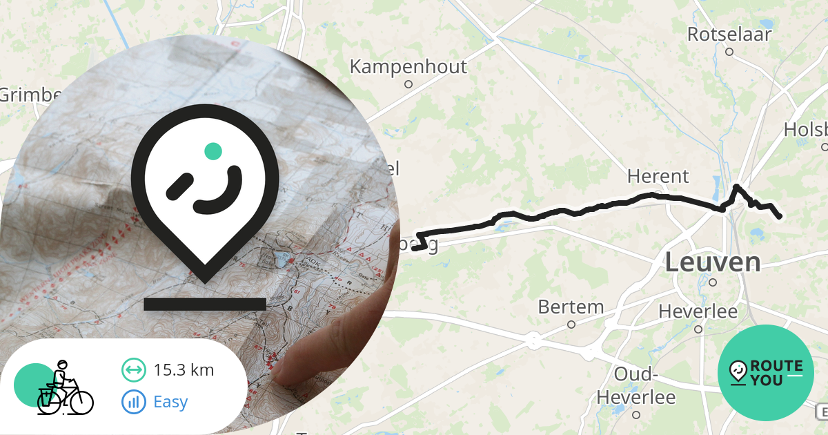 Kessel-Lo - Kortenberg - Recreatieve fietsroute | RouteYou