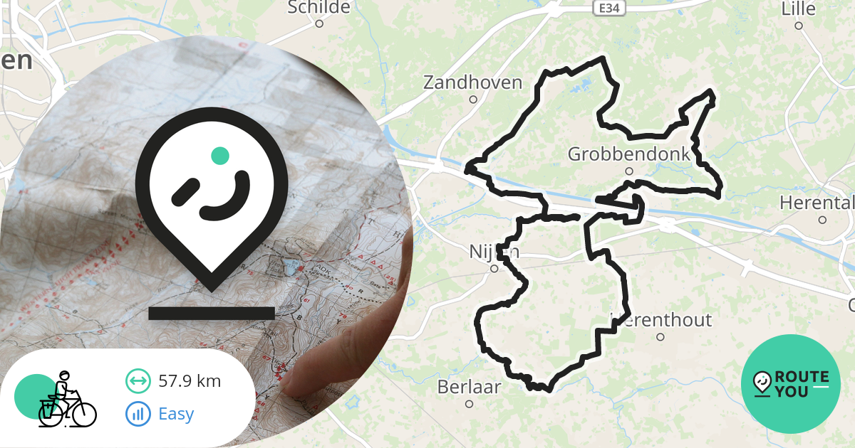 In en om Grobbendonk 58 km _ Grobbendonk - Recreatieve fietsroute ...