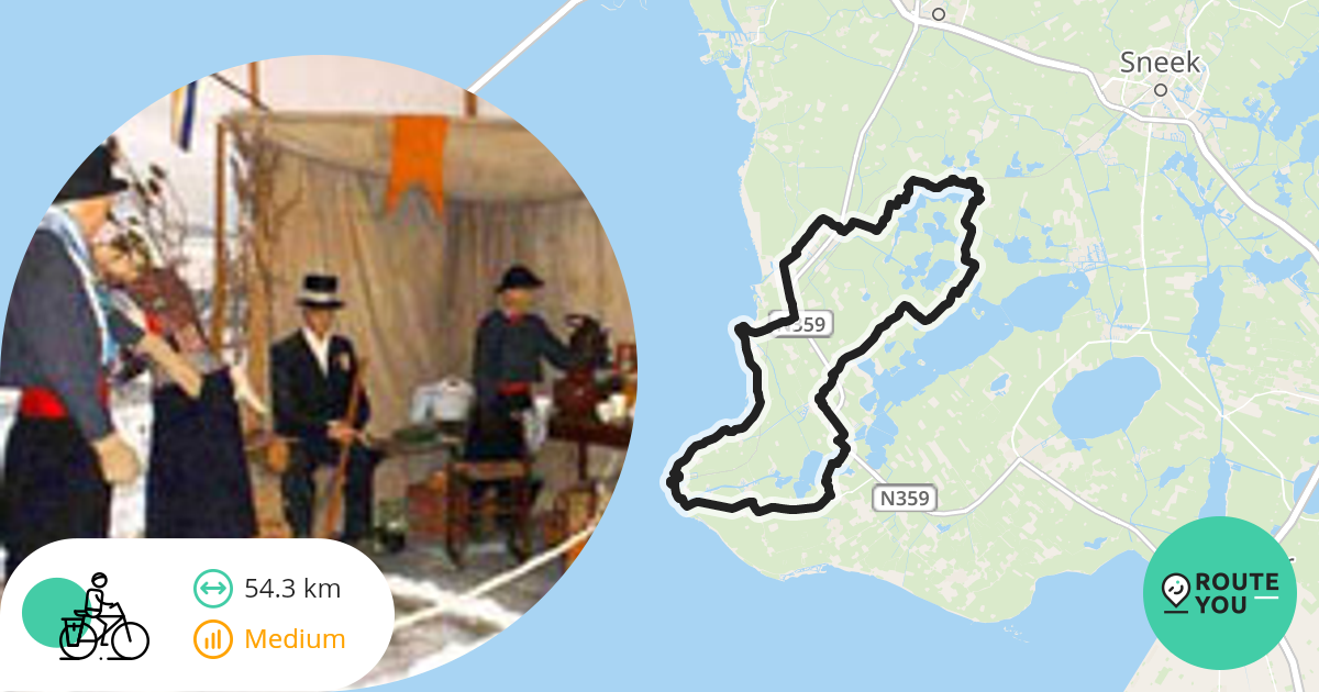 Route Sneek (FA2012-6) - Recreatieve fietsroute | RouteYou