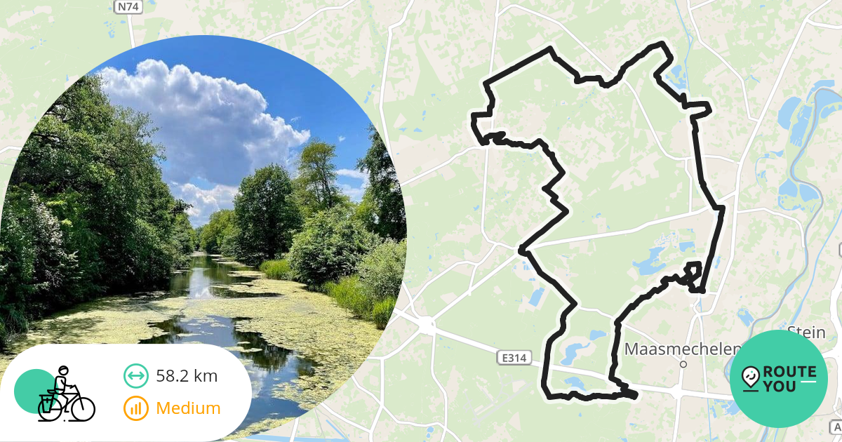 De mooiste fietstocht dwars door het bronsgroen eikenhout - Recreatieve ...