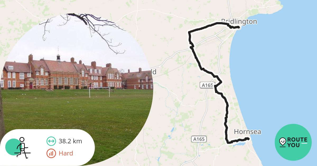 Bridlington - Hornsea - Walking route | RouteYou