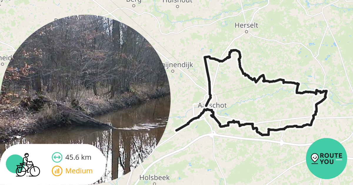 Gelrode - Aarschot - Recreatieve fietsroute | RouteYou