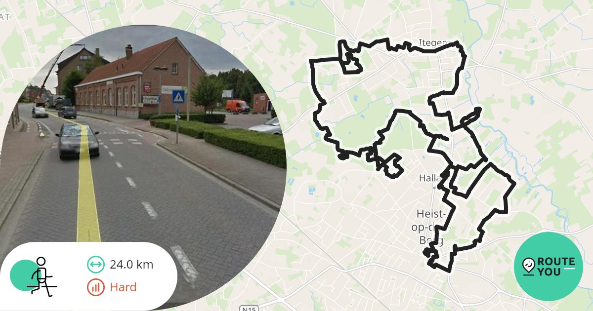 Itegem - Wandelroute | RouteYou